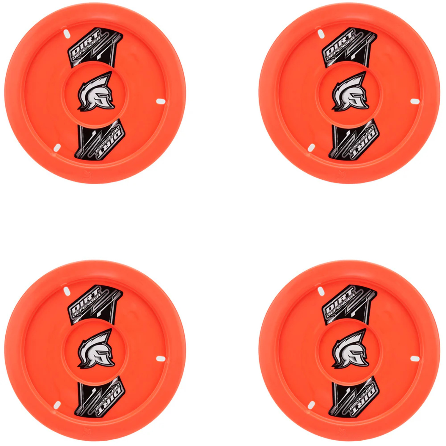 Dirt Defender 15 x 8 Gen II Solid Wheel Covers Mud Covers Neon Red 4 ...