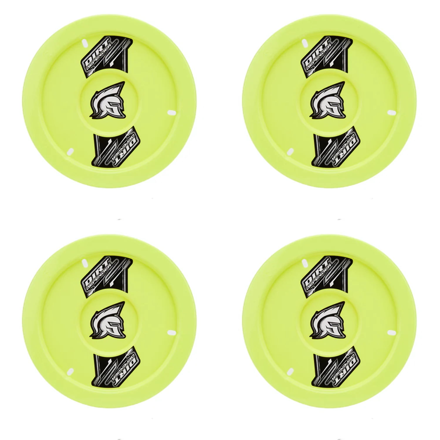 Dirt Defender 15 x 8 Gen II Solid Wheel Covers Mud Covers Neon Yellow 4 ...