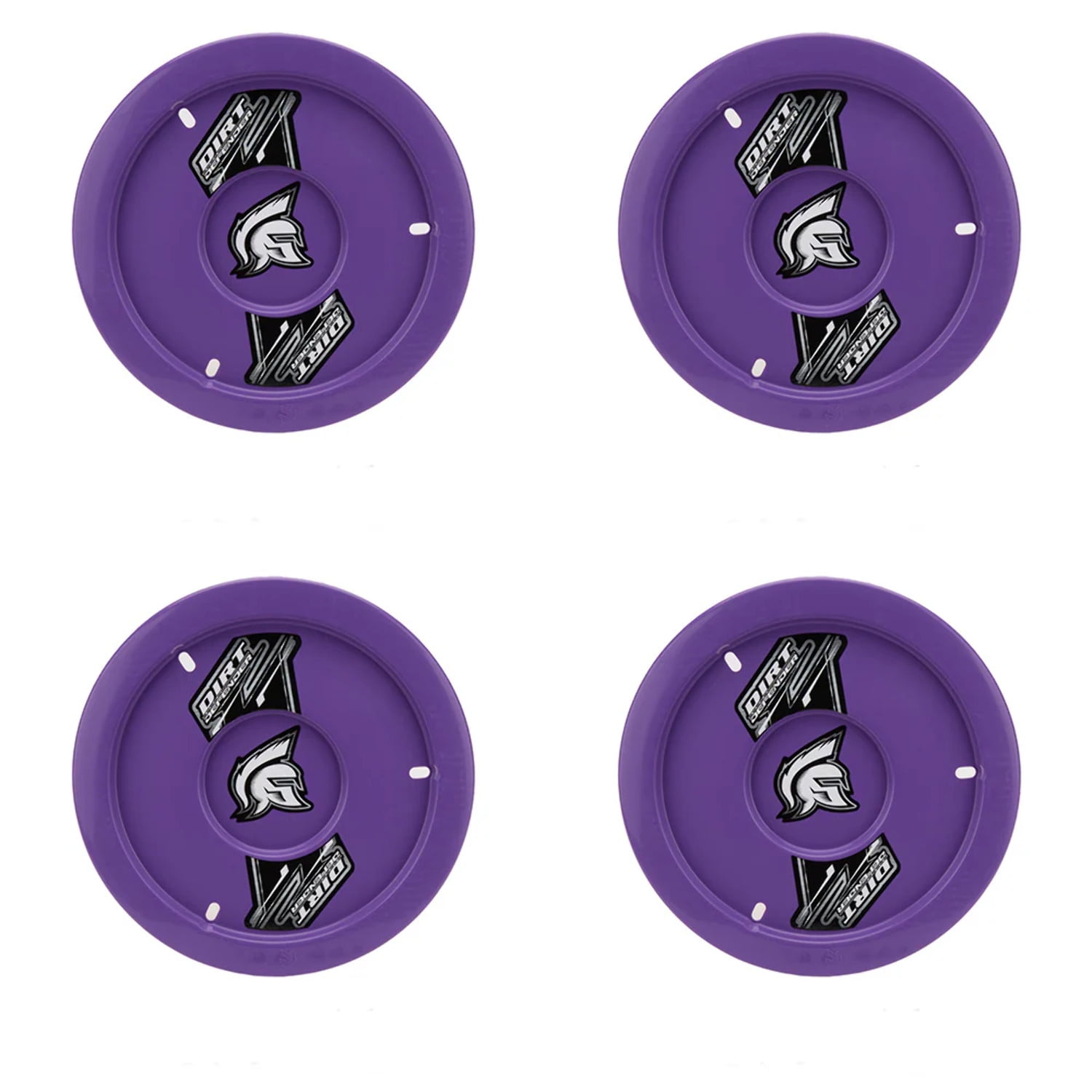 Dirt Defender 15 x 8 Gen II Solid Wheel Covers Mud Covers Purple 4 Pack ...