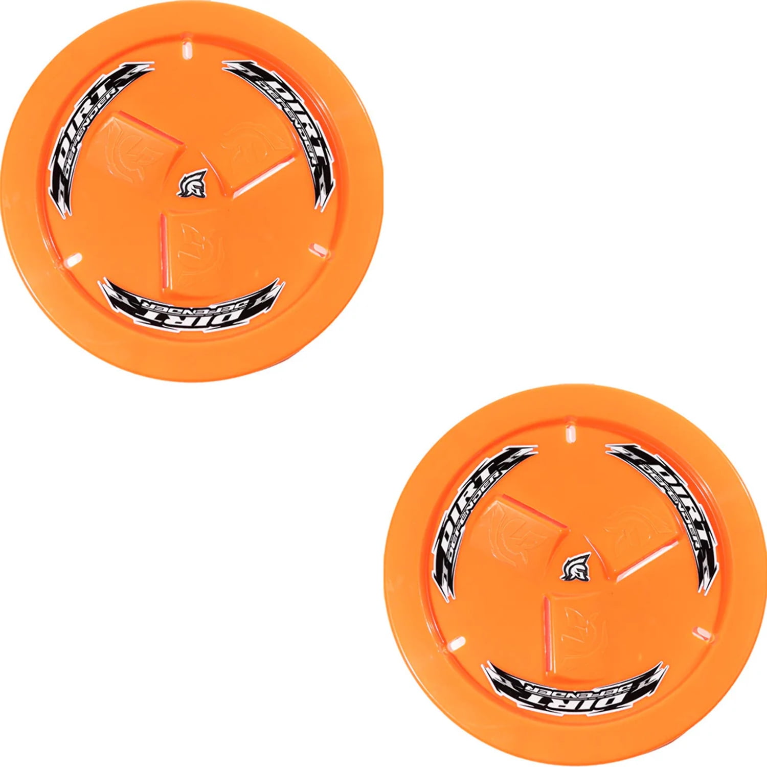 Dirt Defender15 x 8 Vented Wheel Covers Mud Covers Neon Orange 2 Pack ...