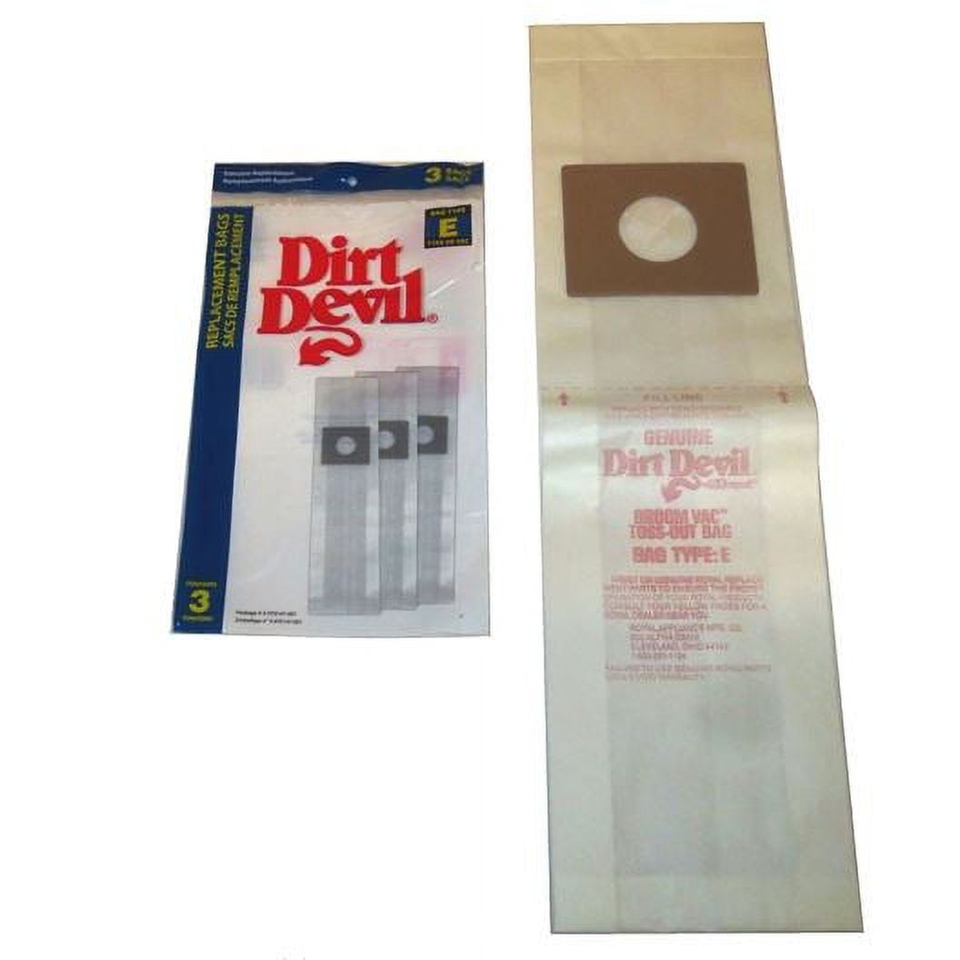 Dirt Devil Type E Vacuum Bags (3-Pack), 3070147001 - Walmart.com