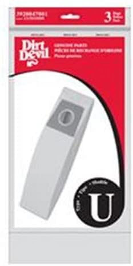 Dirt Devil Type U Vacuum Bags - (6 PK) - Walmart Business Supplies