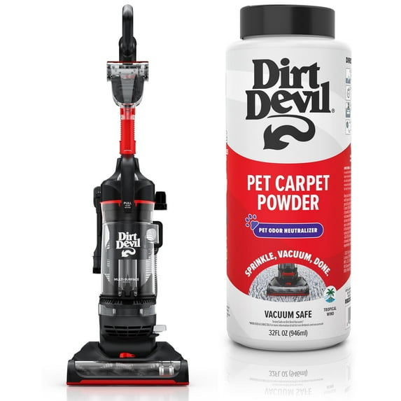 Dirt Devil Upright Vacuum, Multi-Surface Rewind Bagless, Pet Friendly ...
