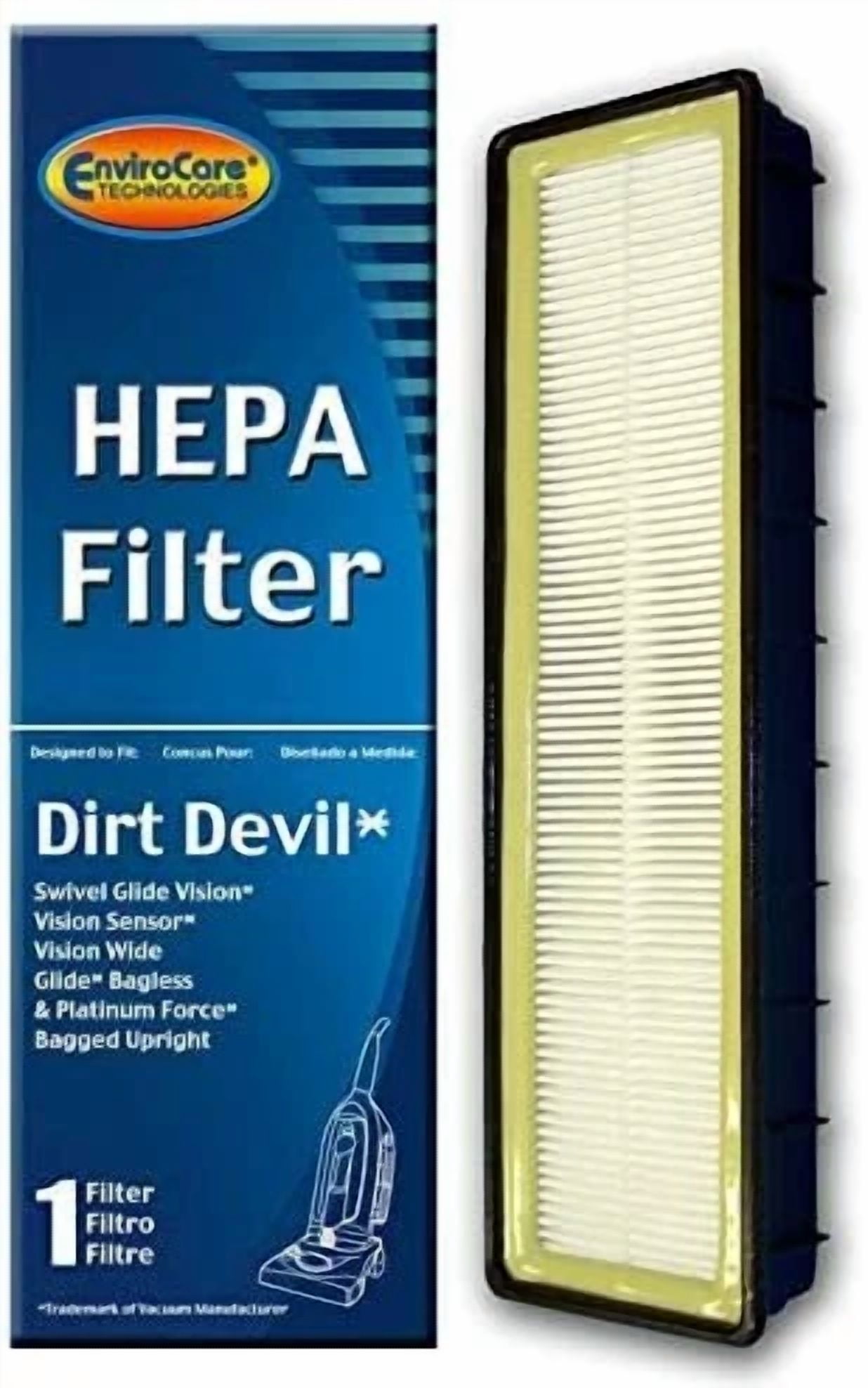 Dirt Devil Vision Hepa Filter For Swivel Glide, Vision And Platinum ...