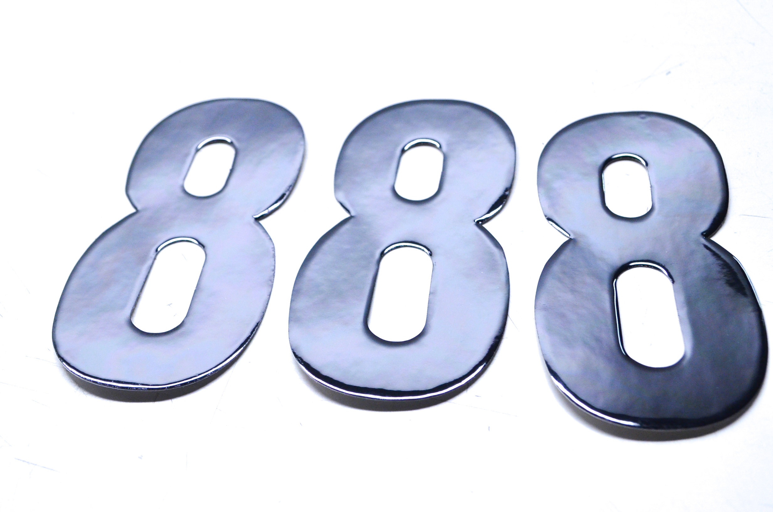 Dirt Digits XT43B-8 4' Black Number 8 Decal Kit NOS - Walmart.com