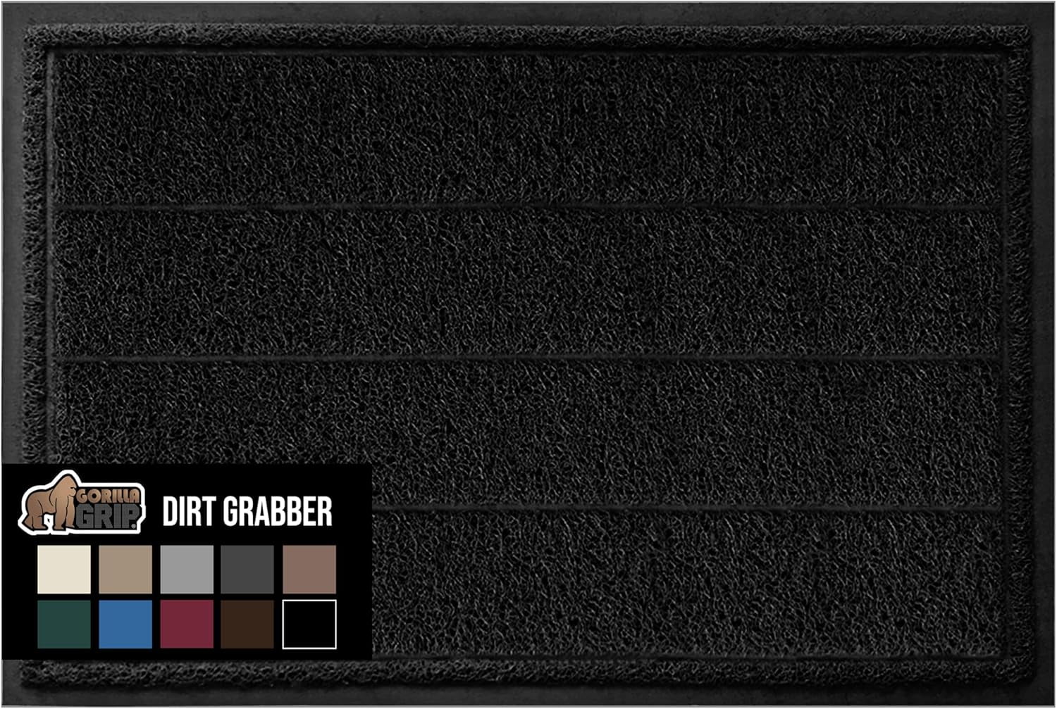 Dirt Grabber Mesh Doormat, Low-Profile, Stain and Fade Resistant Heavy ...