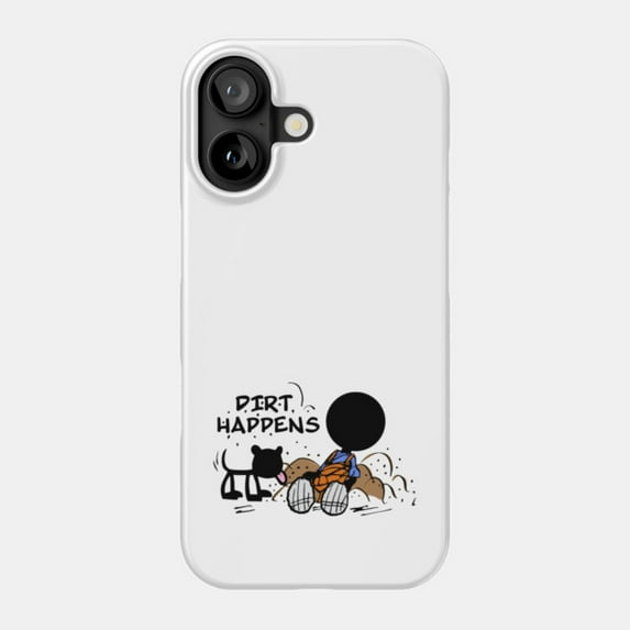 Dirt Happens Funny Gardening Pun Gardener Quote Case for iPhone 11,12 ...