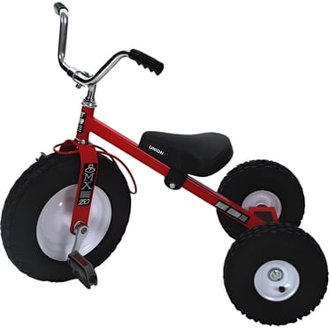 "Radio Flyer Kid's Classic Red Dual Deck Tricycle, 12"" Front Wheel for ...