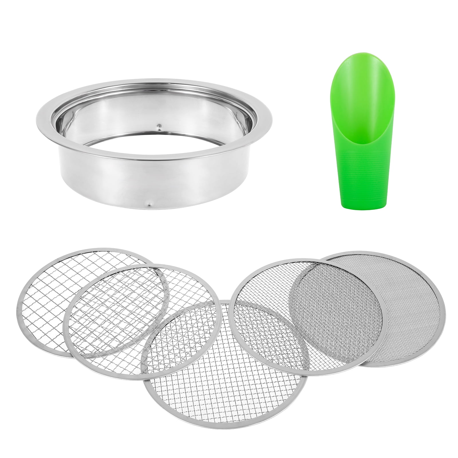 Dirt Sifter Set for Gardening Bonsai Detachable Stainless Steel Soil ...