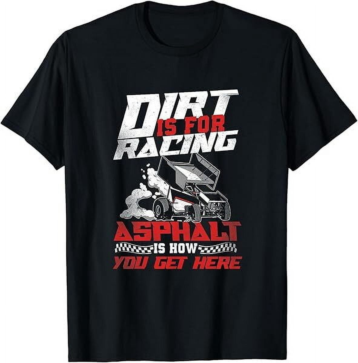 Dirt Track Racing Race Sprint Car Vintage T-Shirt - Walmart.com