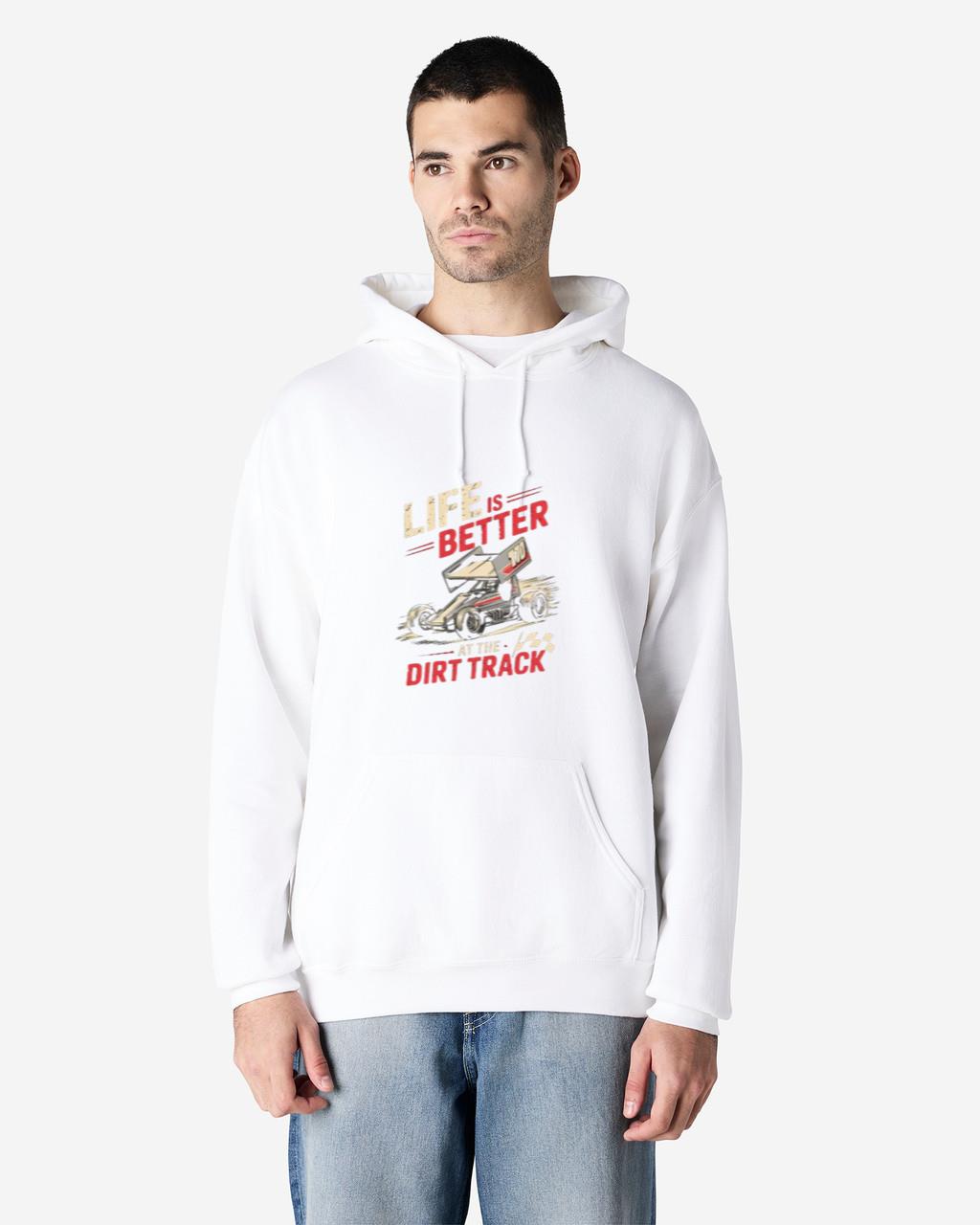 Dirt Track Racing Sprint Car Motorsport Themed Pal Hoodie, for men ...