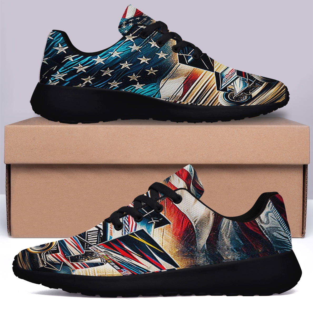 Dirt Track Racing Sprint Car Racing Shoes Sneakers Black Size 9.5 ...