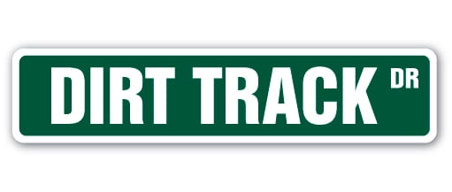 Dirt Track Street [3 Pack] of Vinyl Decal Stickers |for Laptop Car ...