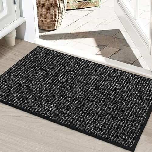 Dirt Trapper Door Mat 24" x 36", Non-Slip Washable Doormats Entrance ...