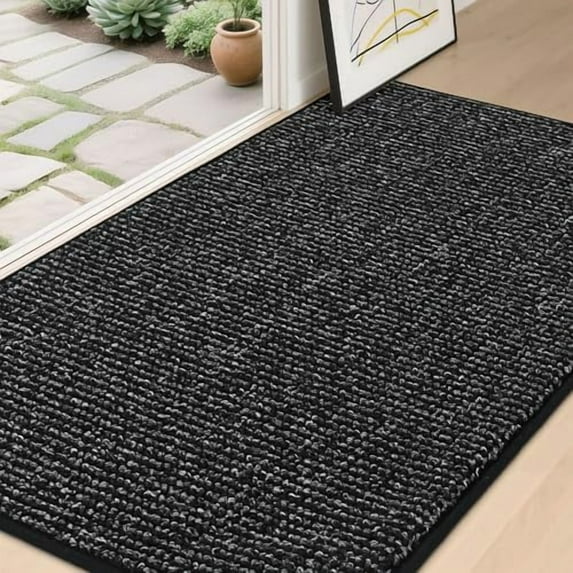 Dirt Trapper Door Mat 36" x 60", Non-Slip Washable Doormats Entrance ...