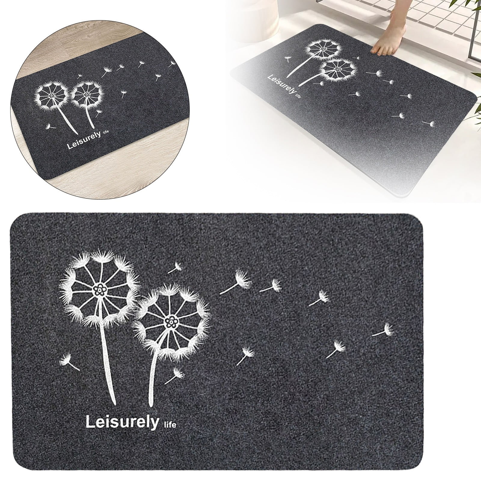 Dirt Trapper Front Back Door Mat, Stain and Fade Resistant, Non-Slip ...