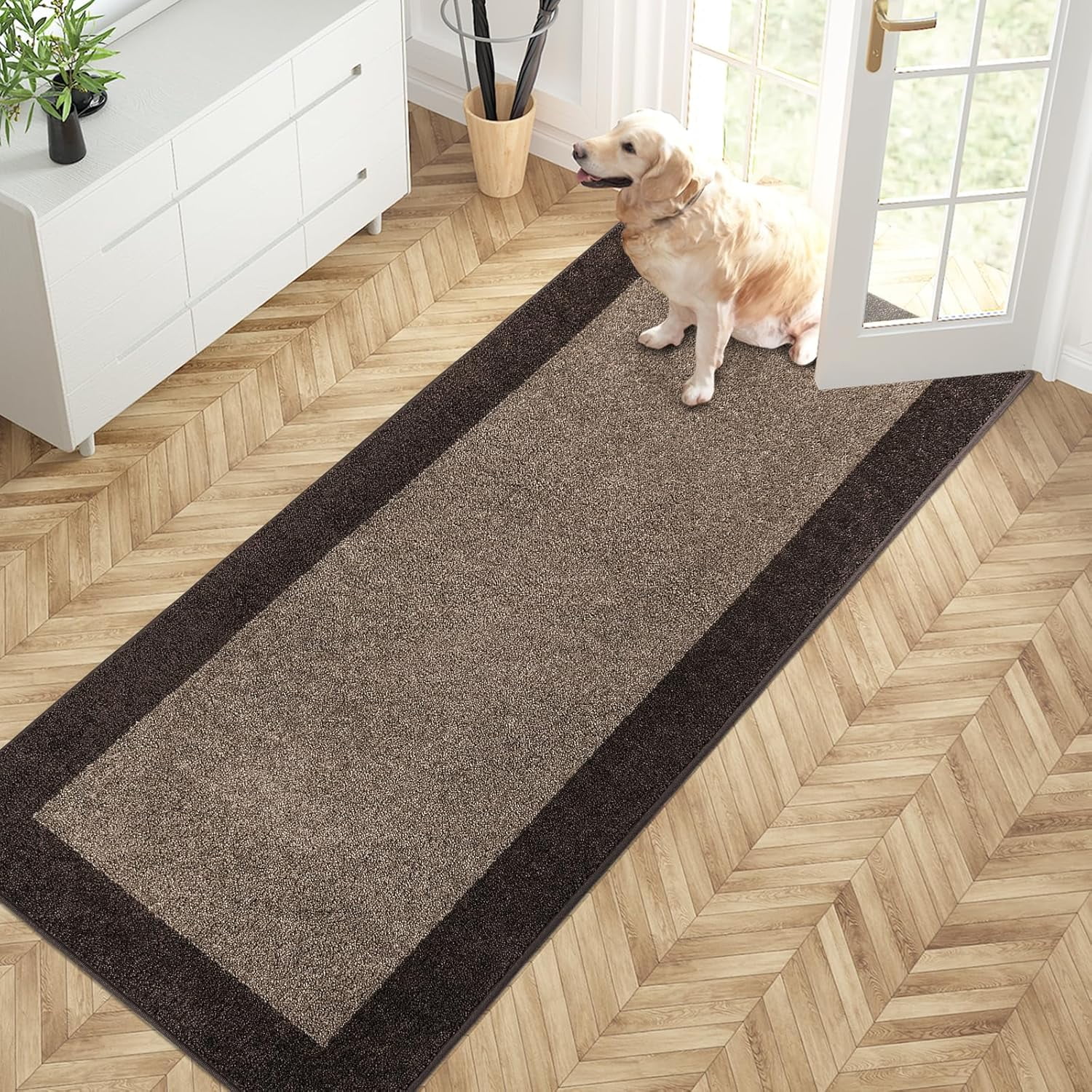 Dirt Trapping Door Mat 20" x 32", Non-Slip/Skid Machine Washable ...