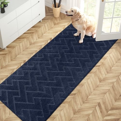 Dirt Trapping Door Mat 32" x 70", Non-Slip Machine Washable Entry Rug ...