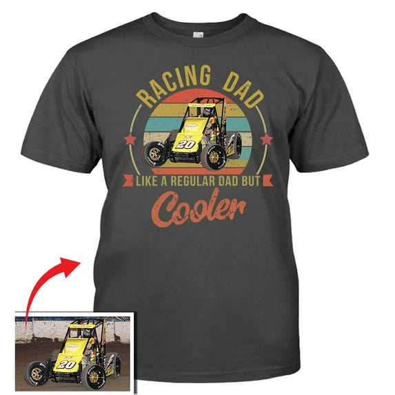 Dirt racing Personalized T-shirt, Dirt track racing custom photo. t ...
