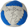 DirtBag Classic Footbag - Blue & Grey Suede Hacky Sack - Slow Speed ...