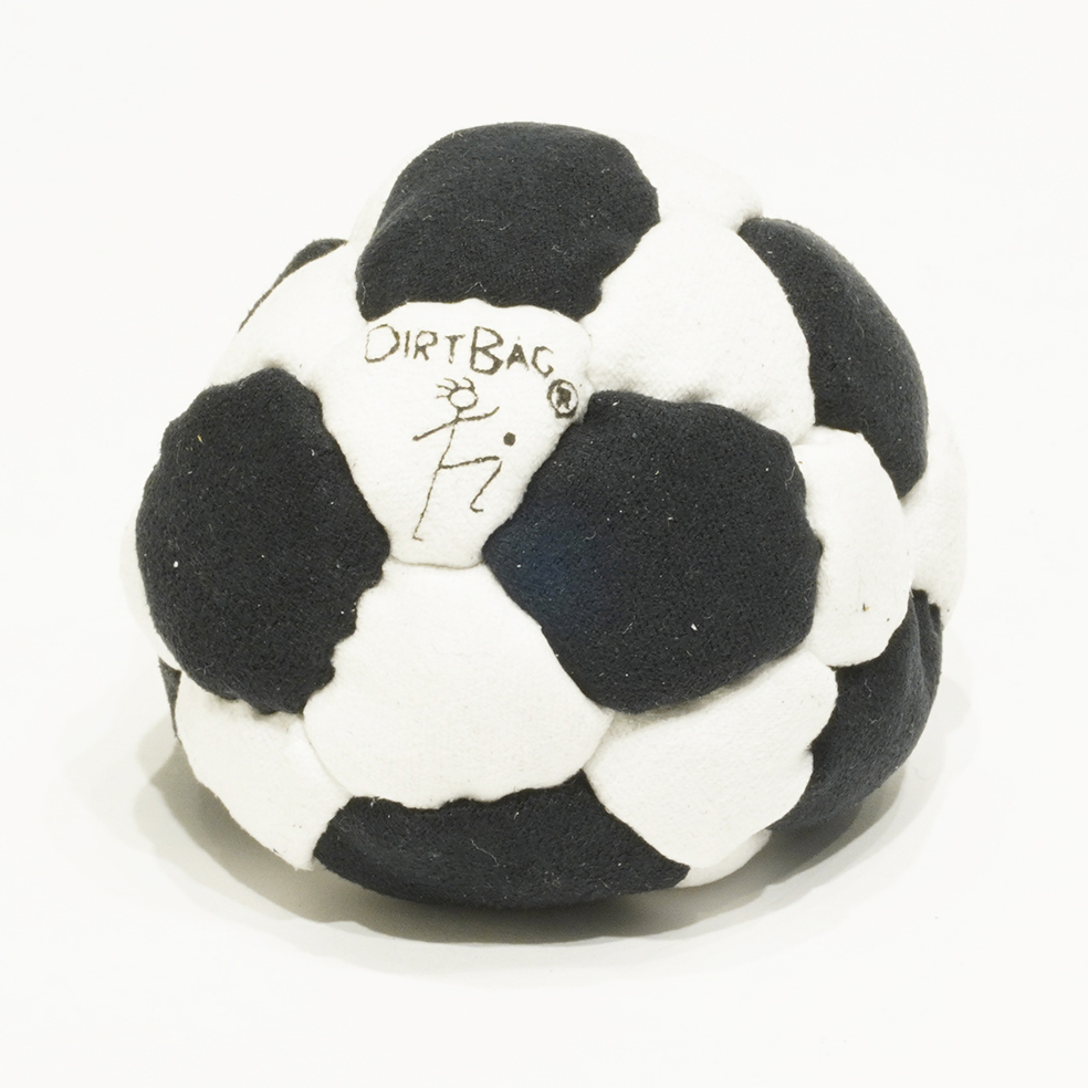 Dirtbag Footbag 32 Panel (Hacky Sack) Black & White - Walmart.com
