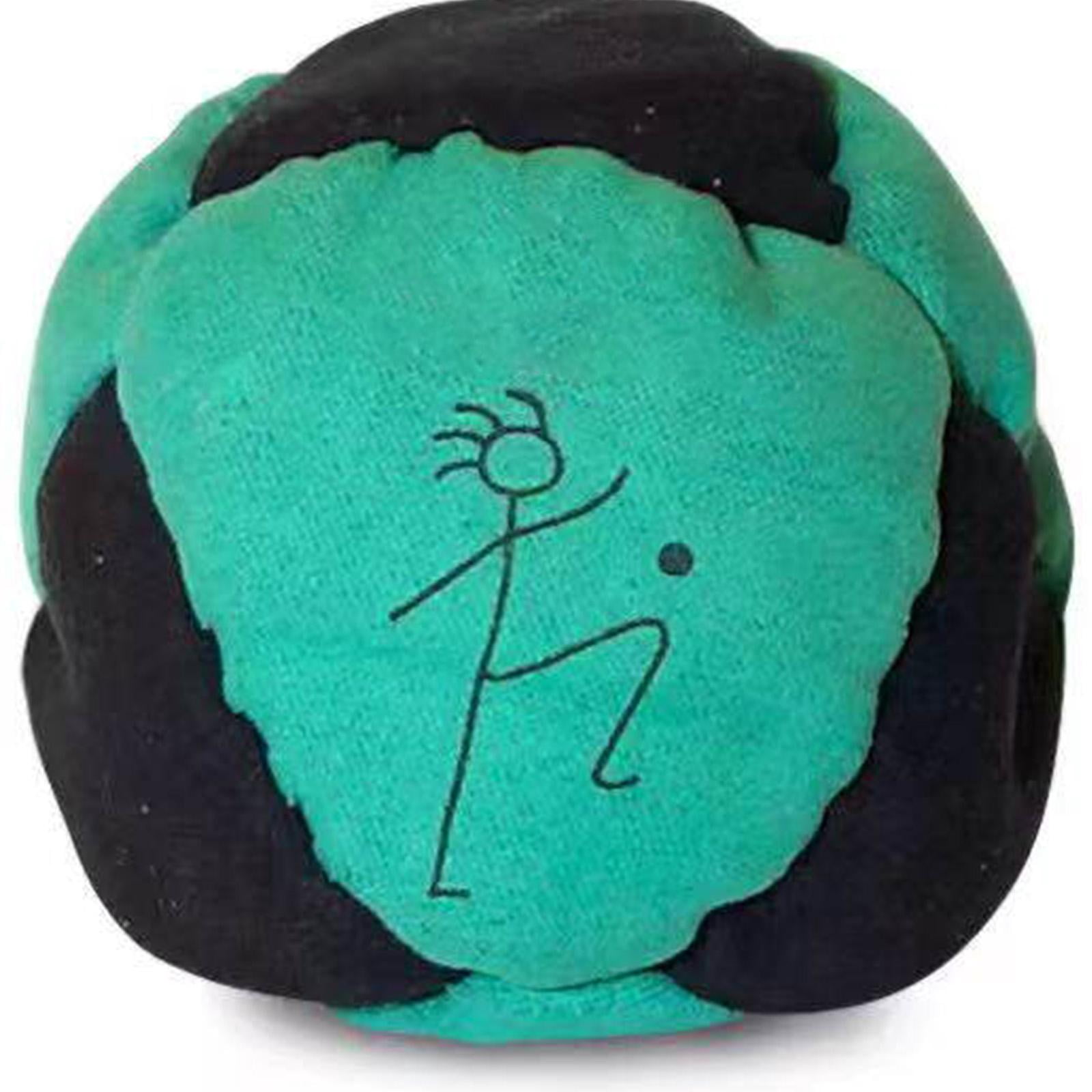 Dirtbag Hacky Sack Footbag Turquoise and Black Sewn Footbag, Stick ...