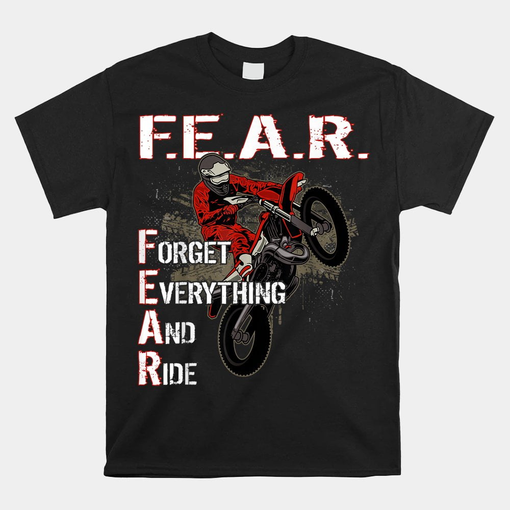 Dirtbike Motocross Forget Everything And Ride Mx Shirt - Walmart.com