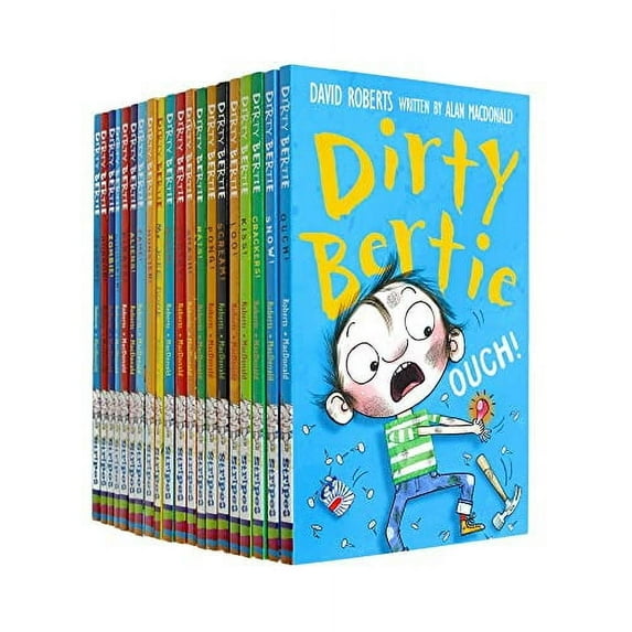 Dirty Bertie Series 2 and 3 Collection 20 Book Set By David Roberts ...