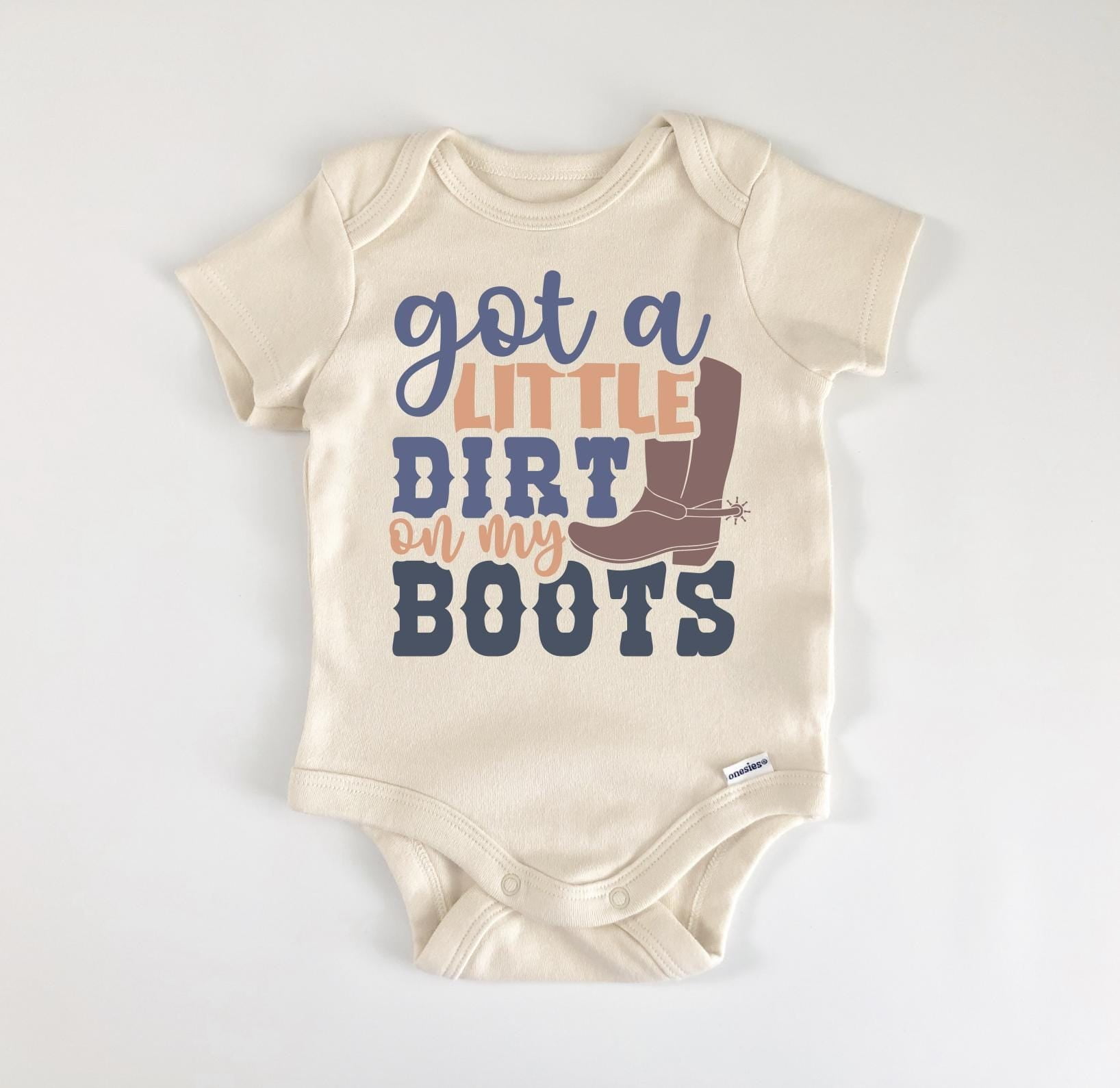 Dirty Boots Country - Baby Boy Girl Clothes Infant Bodysuit Funny Cute Newborn - Walmart.com
