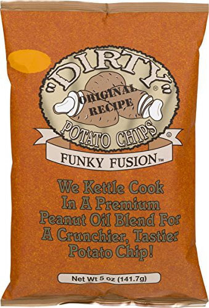 Dirty Brand Funky Fusion Potato Chips 5-oz Bags (Pack of 6) - Walmart.com