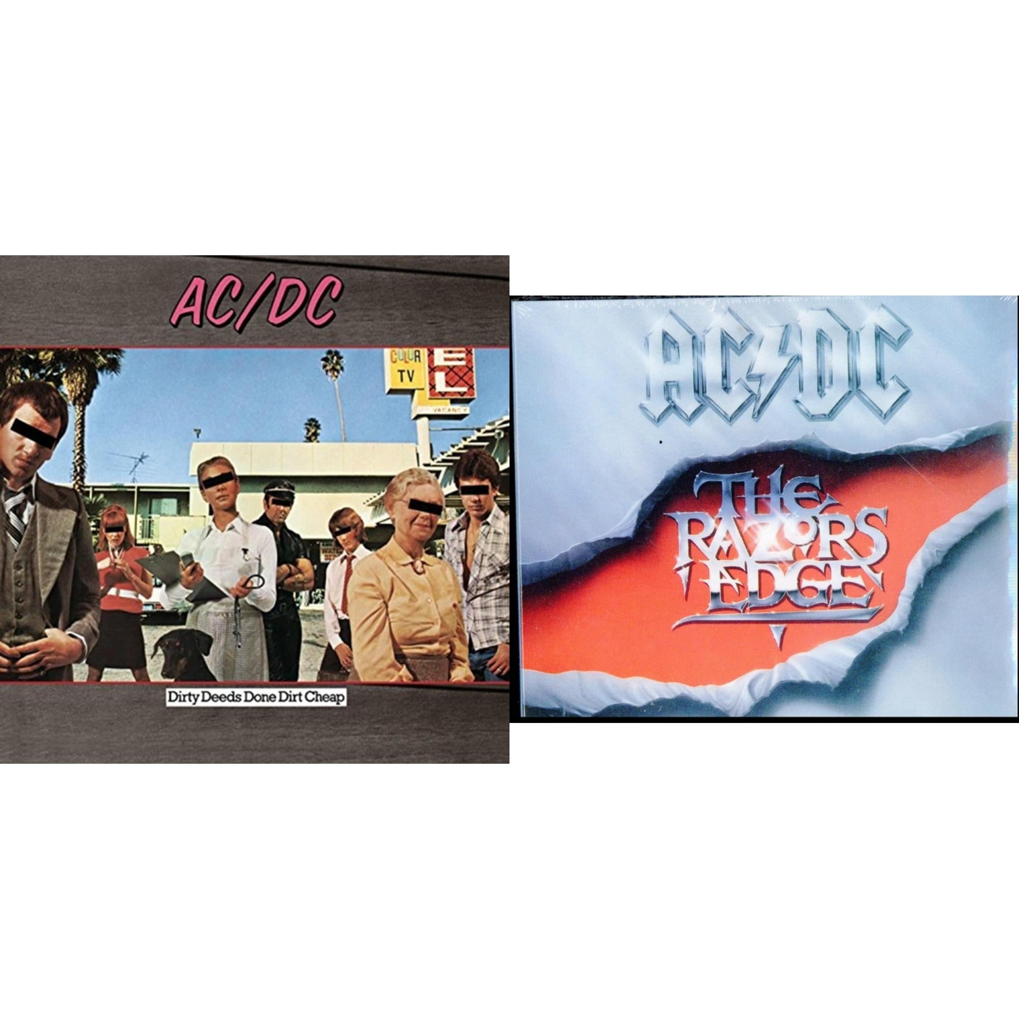 Dirty Deeds Done Dirt Cheap & Razor's Edge [CD Bundle] - Walmart.com