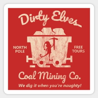 Dirty Elves Coal Mining Company Sticker Phone Decal Water Bottle ...