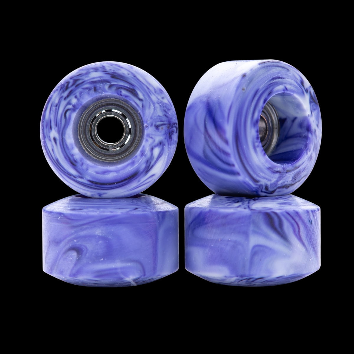 Dirty FB illPills 70D Street Shape Wheels - Swirl Purple and White ...