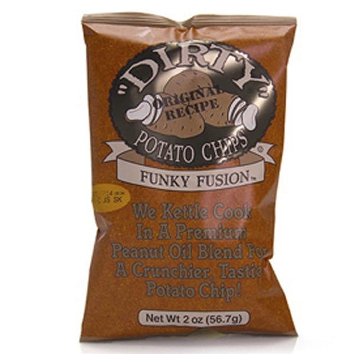 Dirty Funky Fusion Potato Chips 2 oz Bags - Pack of 25 - Walmart.com