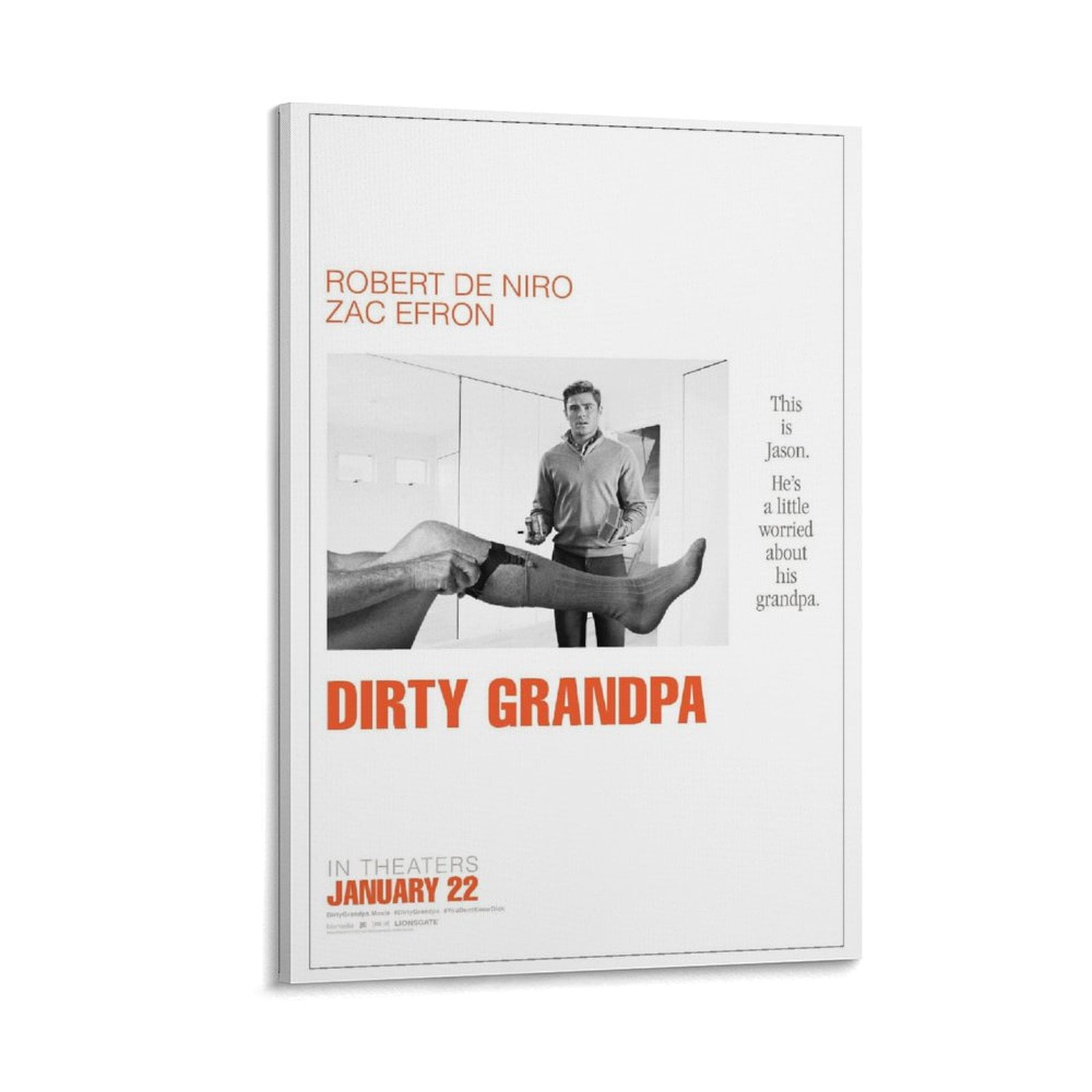 Dirty Grandpa Classic Movie Poster Home Decor Poster Wall Art Hanging ...