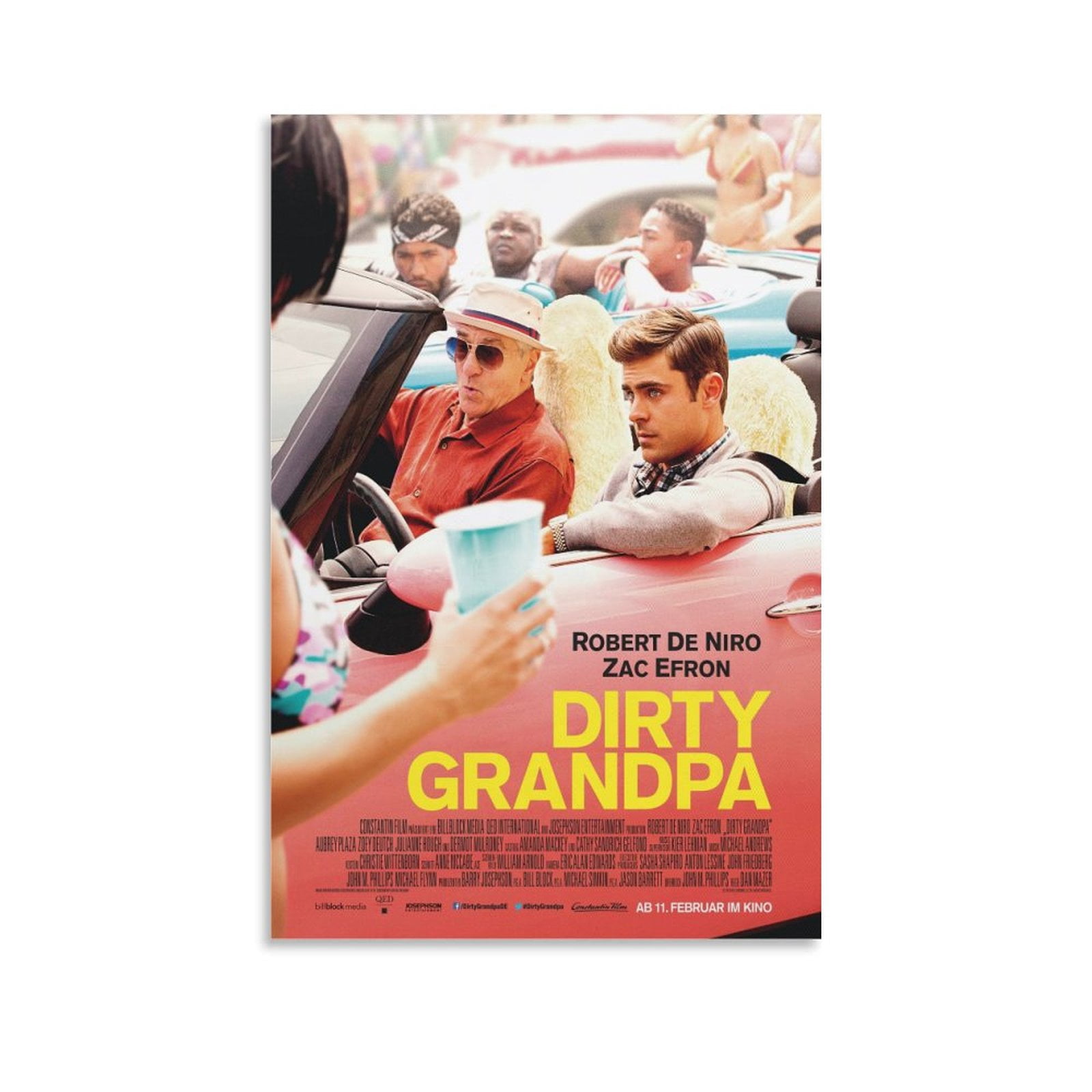 Dirty Grandpa Classic Movie Poster Poster Cool Artworks Painting Wall ...