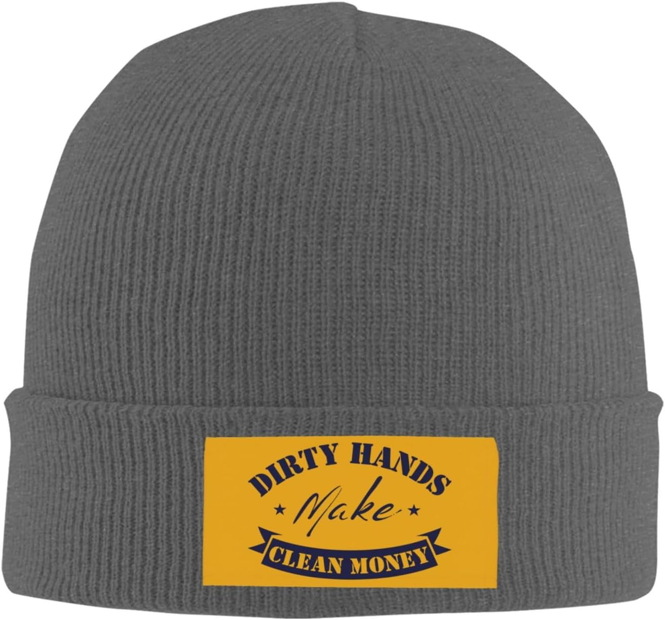 Dirty-Hand Make Clean-Moneys Knit Hat for Men Women Warm Winter Hats ...