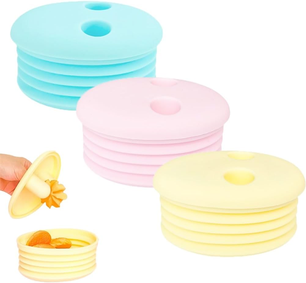 Dirty Hands Prevention Collapsible Snack Container, Reusable Folding ...
