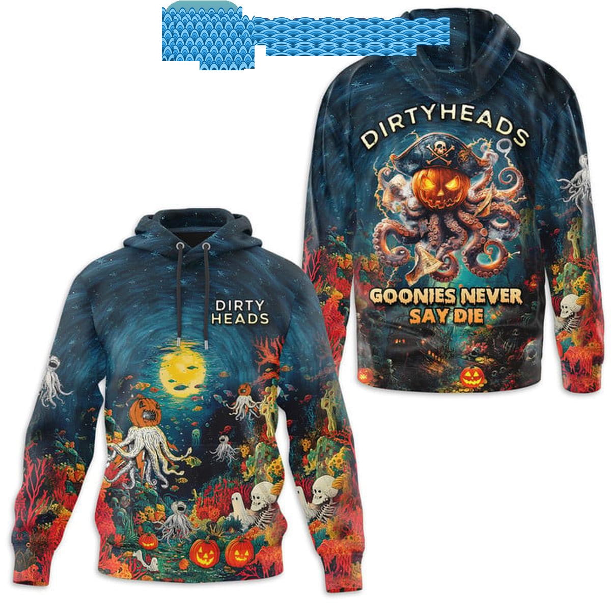 Dirty Heads Goonies Never Say Die Halloween Hoodie T-Shirt - Walmart.com