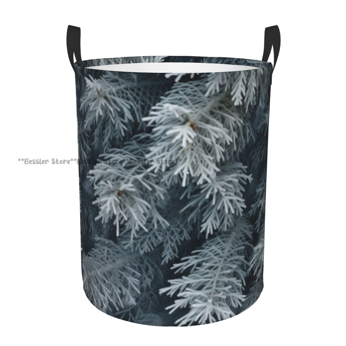 Dirty Laundry Basket Spruce Branch With Needles Folding Clothing ...
