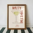 Dirty Martini Cocktail Recipe Bar Cart Decor Kitchen Home Party Trendy ...