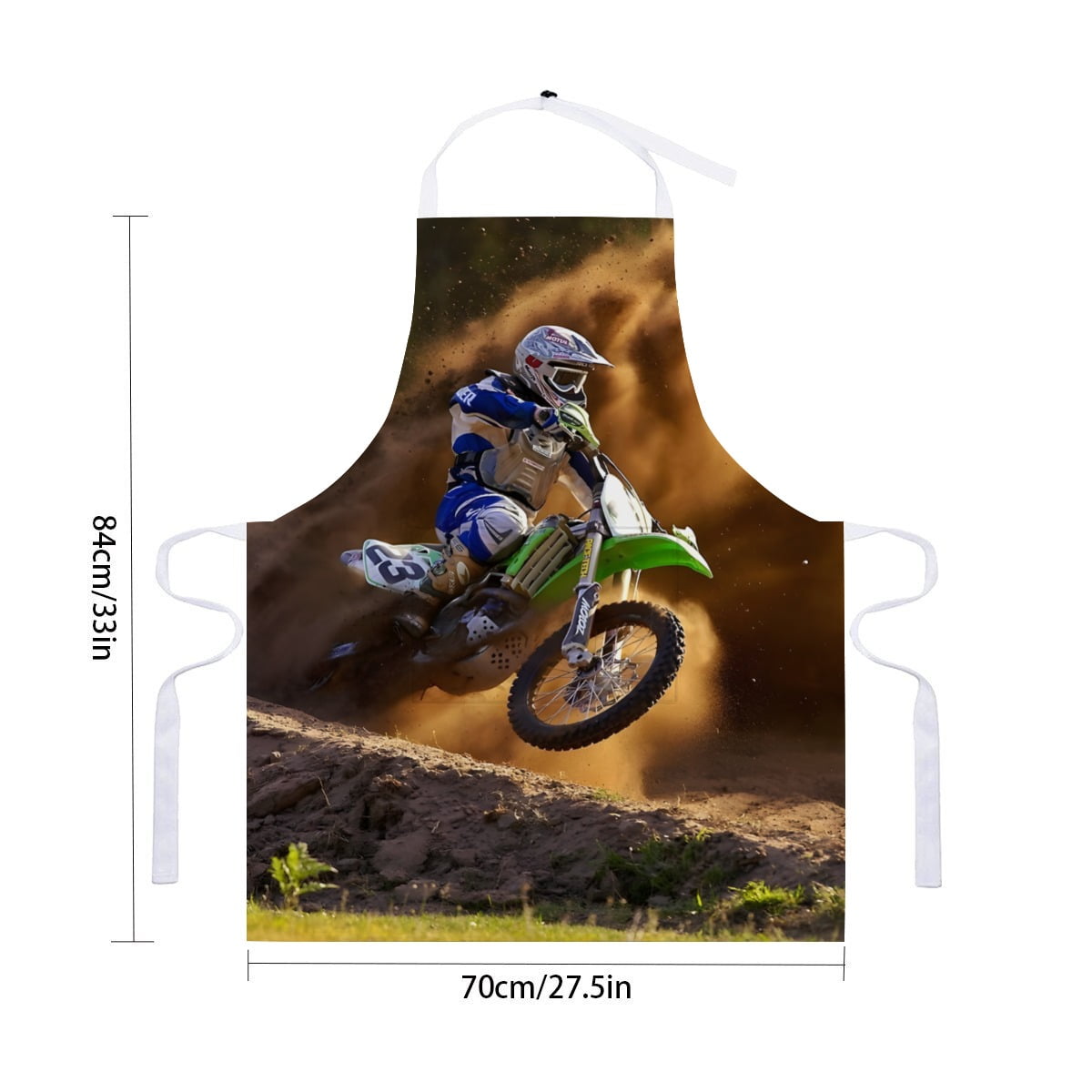 Dirty Motocross Dirt Bike apron with pockets and waterproof features ...
