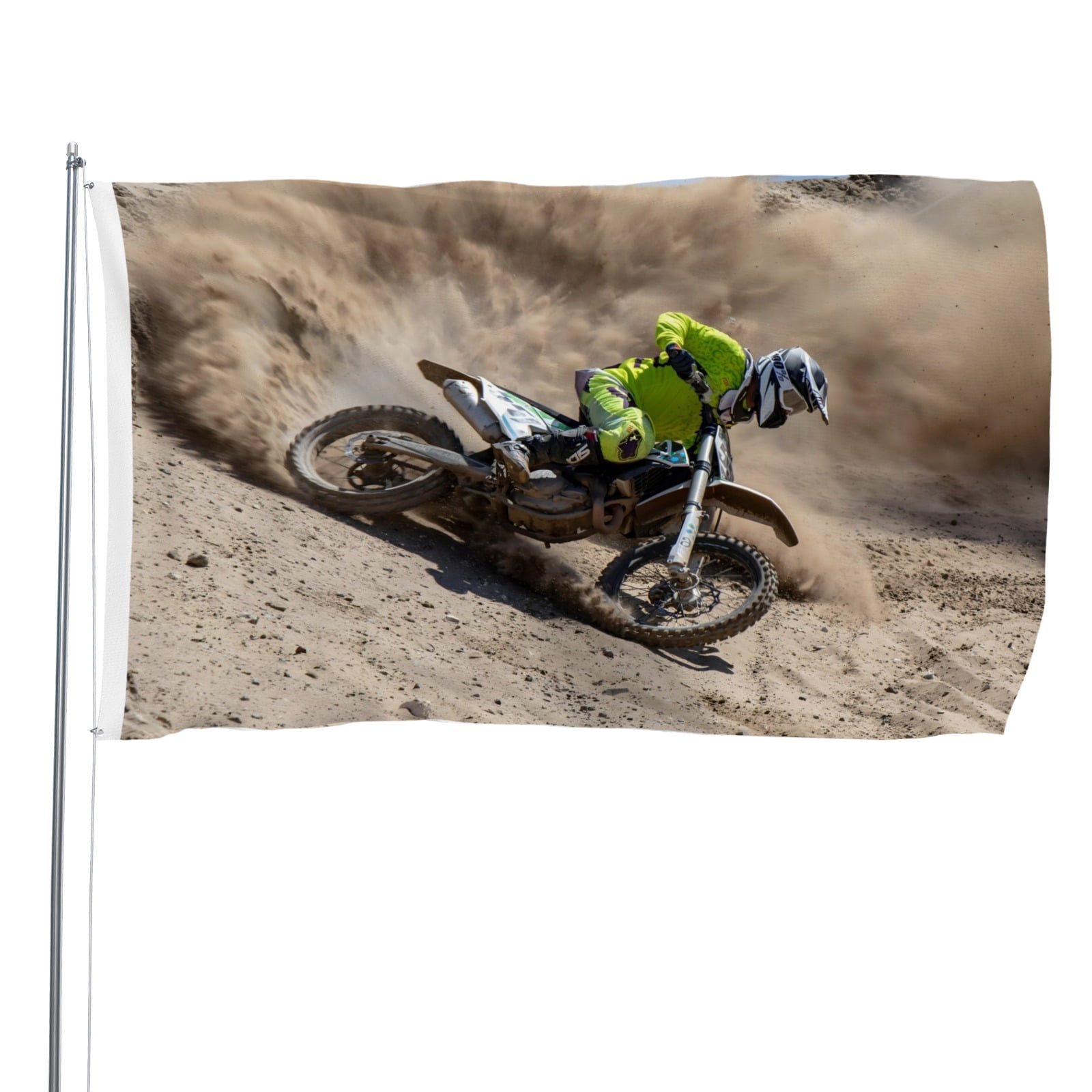Dirty Motocross Dirt Bike-themed Printed Flag Perfect gift for fans ...