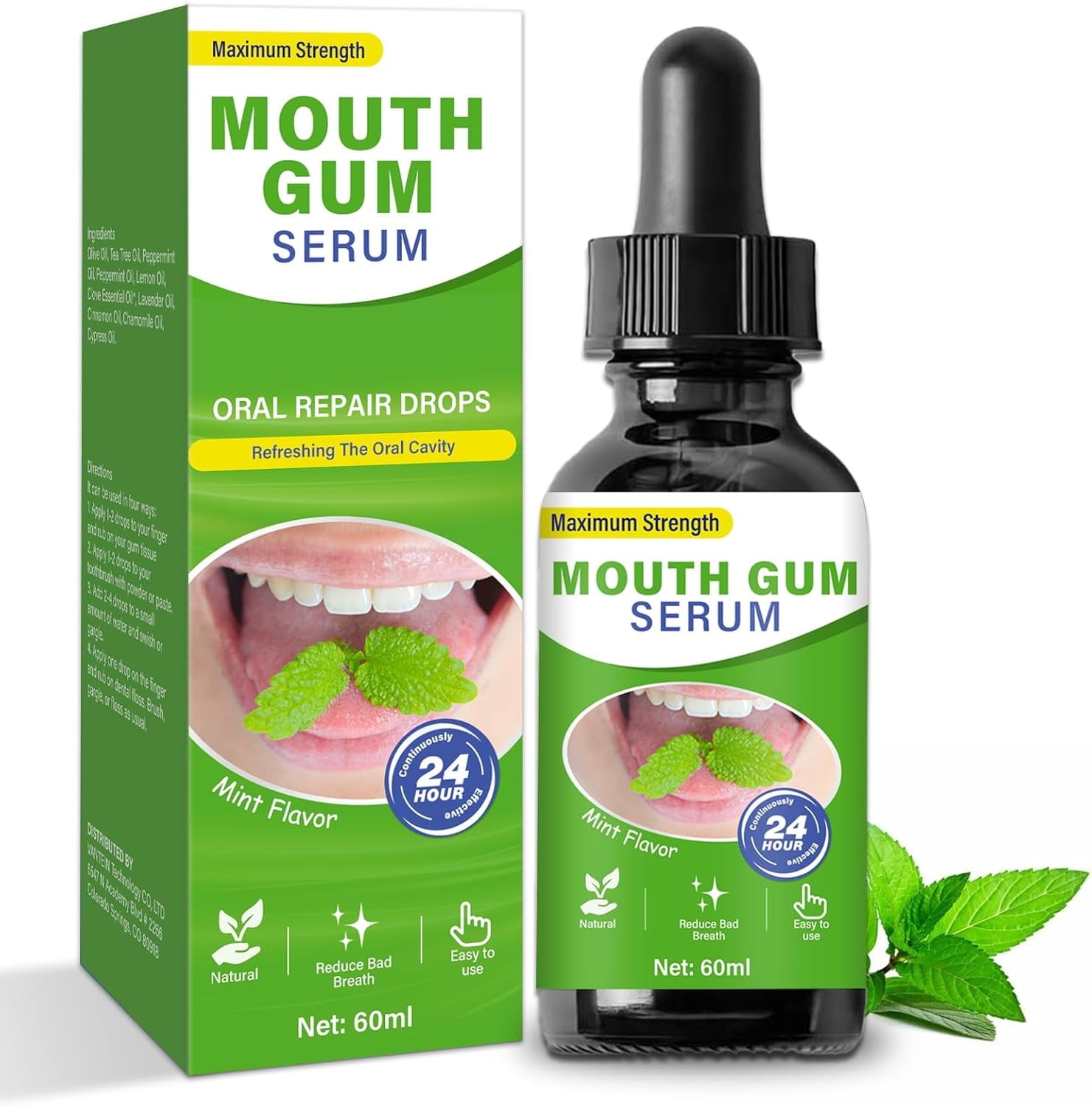 Gum Restore Drops, Gum Repair for Receding Gums & Stain Removal, Bad ...