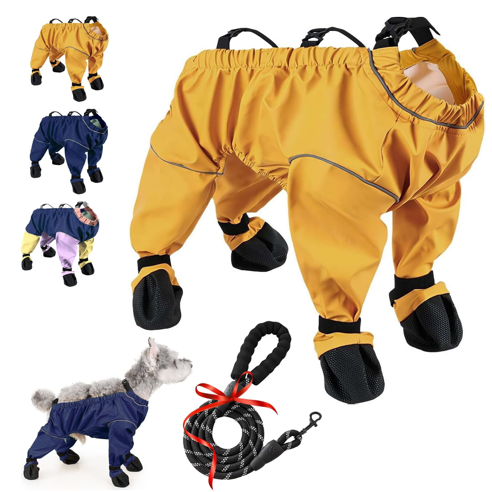 Dirty Proof Pet Paws Protector, Dog Boots Leggings Waterproof Dog Pants ...