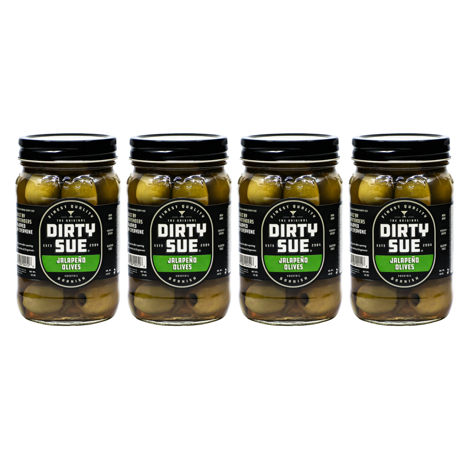 Dirty Sue - Jalapeno Olives - 16 oz (4 Pack) - Walmart.com