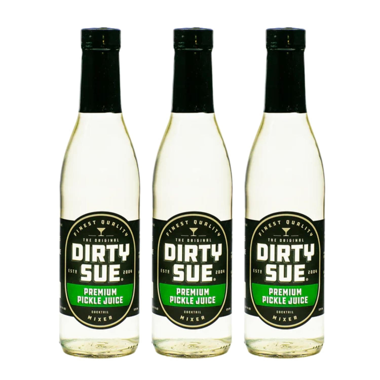 Dirty Sue Pickle Juice Cocktail Mixer 375 Ml Glass Bottle (3 Pack ...