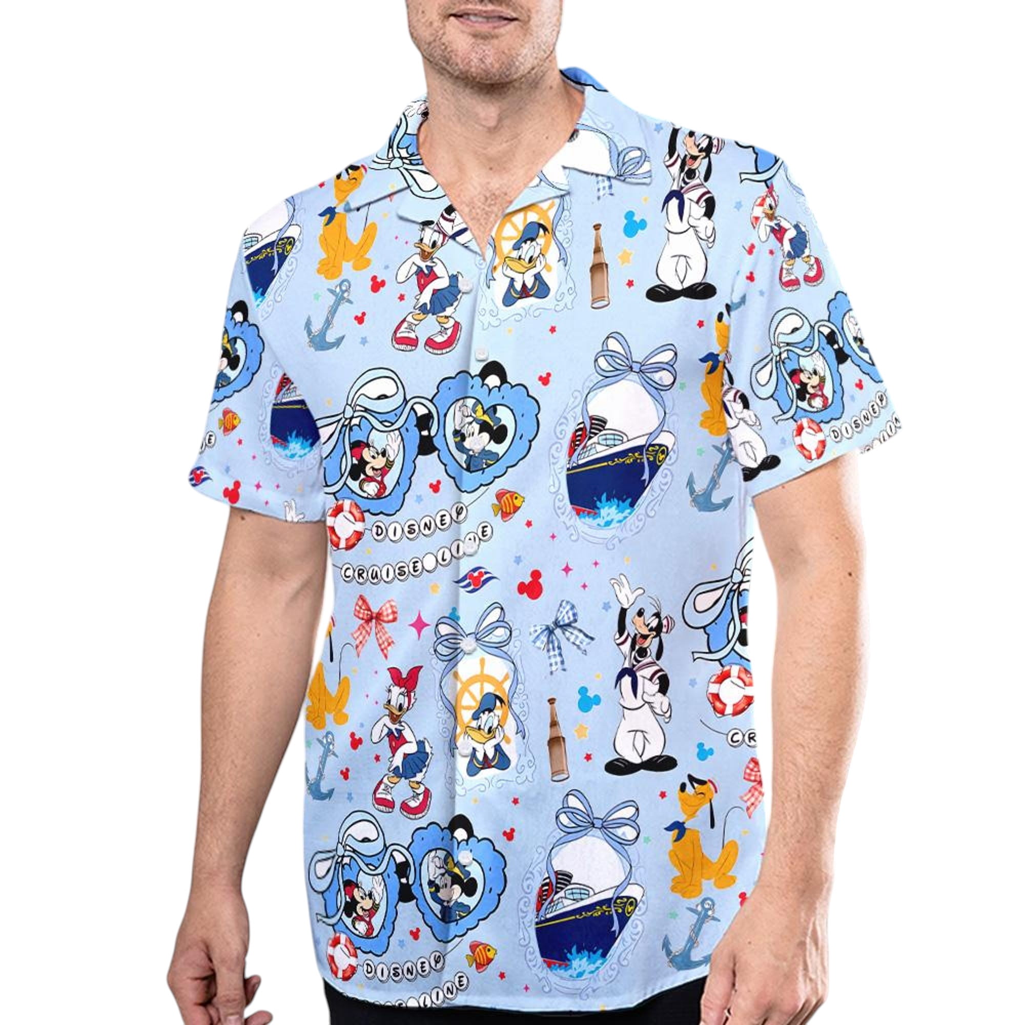 Dis-ney Cruise Hawaiian Shirt, MK And Friends Shirt, WDW Trip Shirt ...