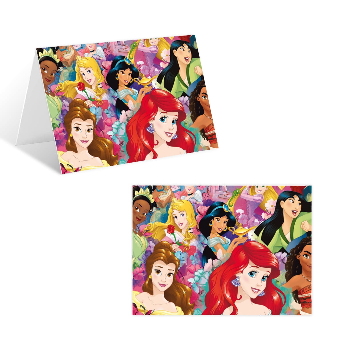 Dis-ney Princess Cards and Envelopes Greeting Cards with Envelopes ...