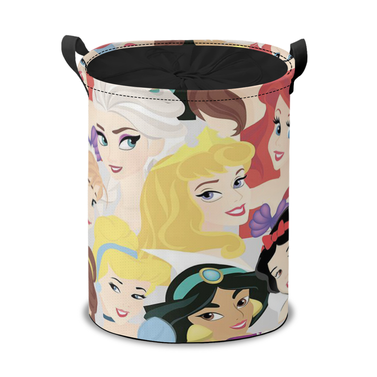 Dis-ney Princess Laundry Basket with Handle Cartoon Animal Laundry ...
